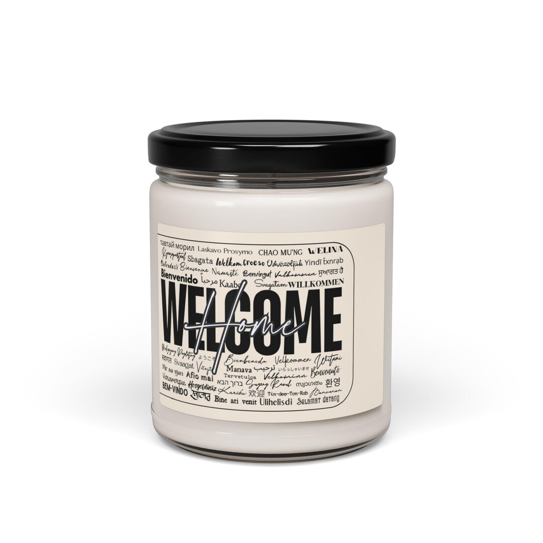 Welcome Home Candle, Welcome Candle Gift, Scented Soy Candle, 9oz ...