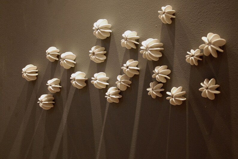 3D Wall Art Installation Sculpture Modern Abstract Clay Wall Sculpture ...