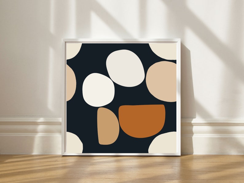 Art Square Boho Shapes 8X8 IN - Etsy