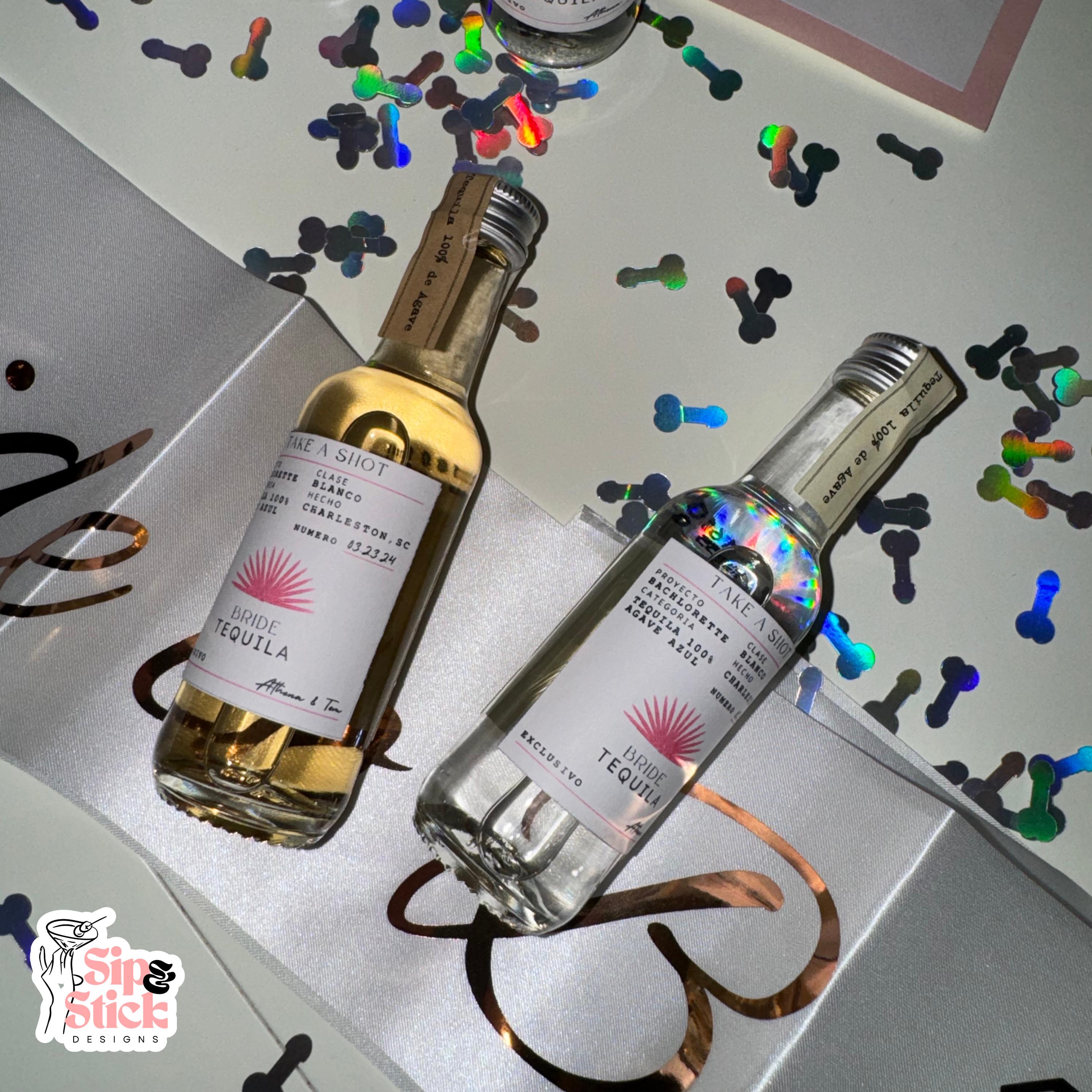 Custom Birthday Tequila Shooter Label: Casamigos Inspired Sticker ...
