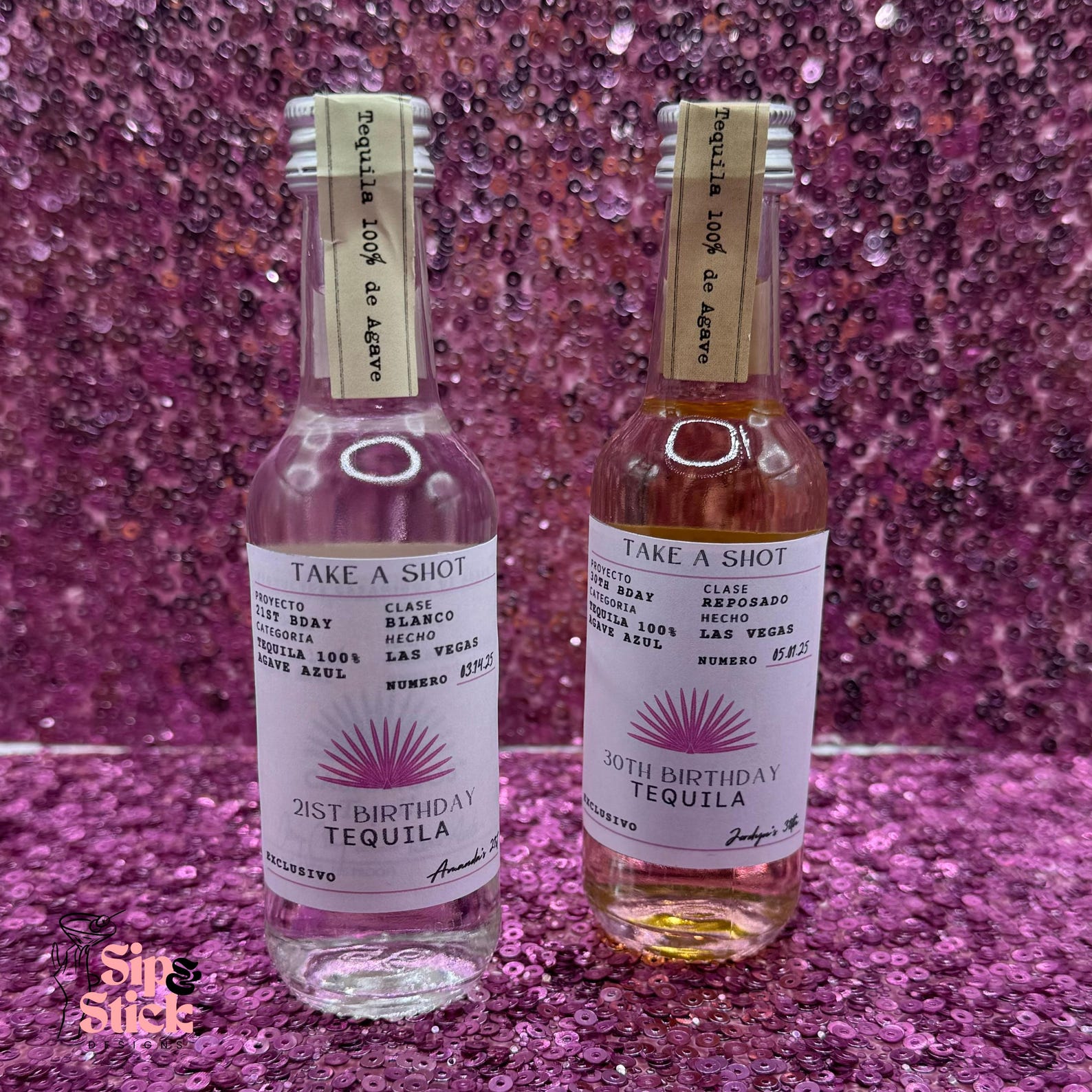 Custom Birthday Tequila Shooter Label: Casamigos Inspired (PDF) - Etsy