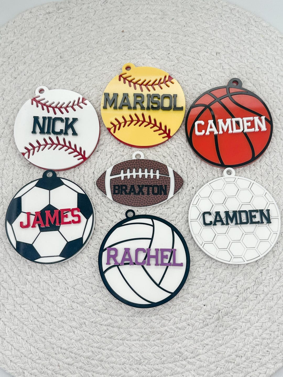 Sports Name Tag| Baseball| Softball| Basketball |soccer| Football| Golf ...