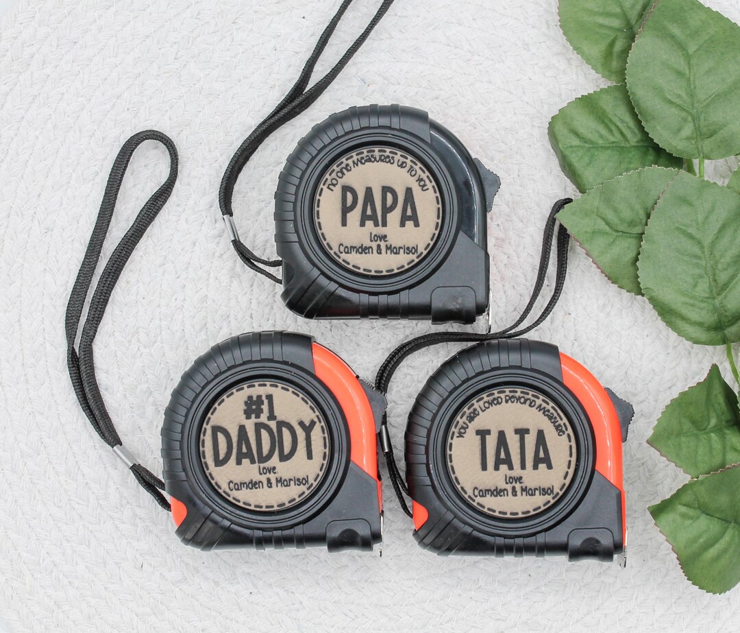 Father's Day Gift| Measuring Tape | Custom Gift for Dad| Engraved ...