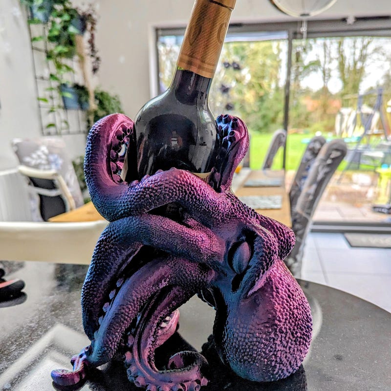 Octopus Kraken Rum Bottle Holder - Etsy UK