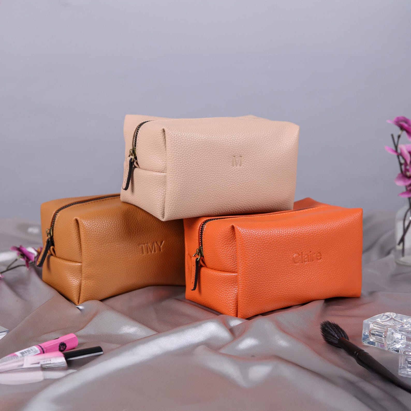 Personalized Make up Bag-cosmetic Pouch-travel Organizer-bridesmaid ...