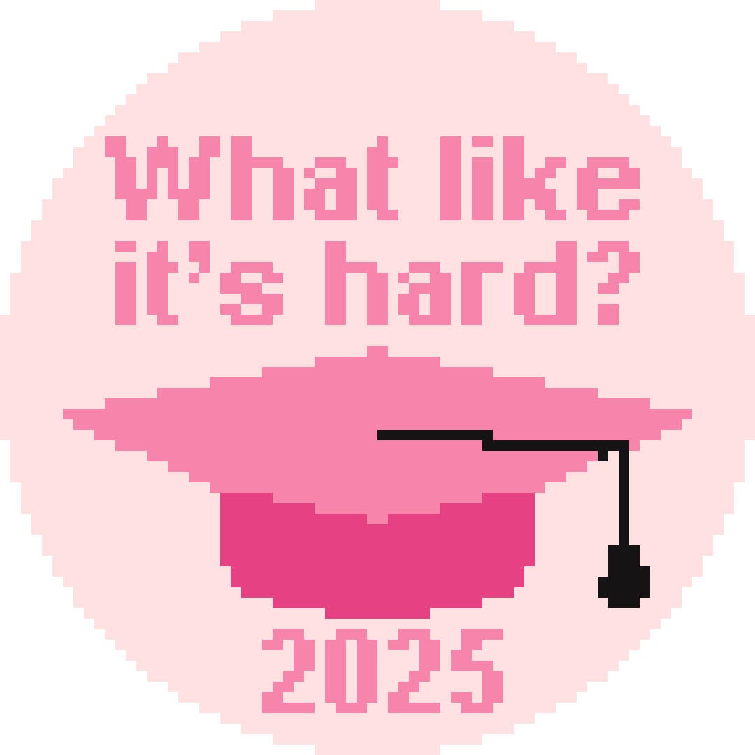 Legally Blonde Graduation Cap Digital Chart - 2025 - Etsy