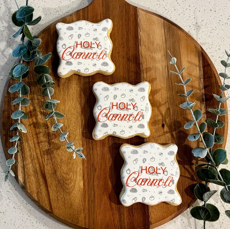 Holy Cannoli Sugar Cookies: Italian Theme 1st Birthday Treats - Etsy