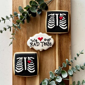Rad Tech Week Appreciation Custom Sugar Cookies - Etsy