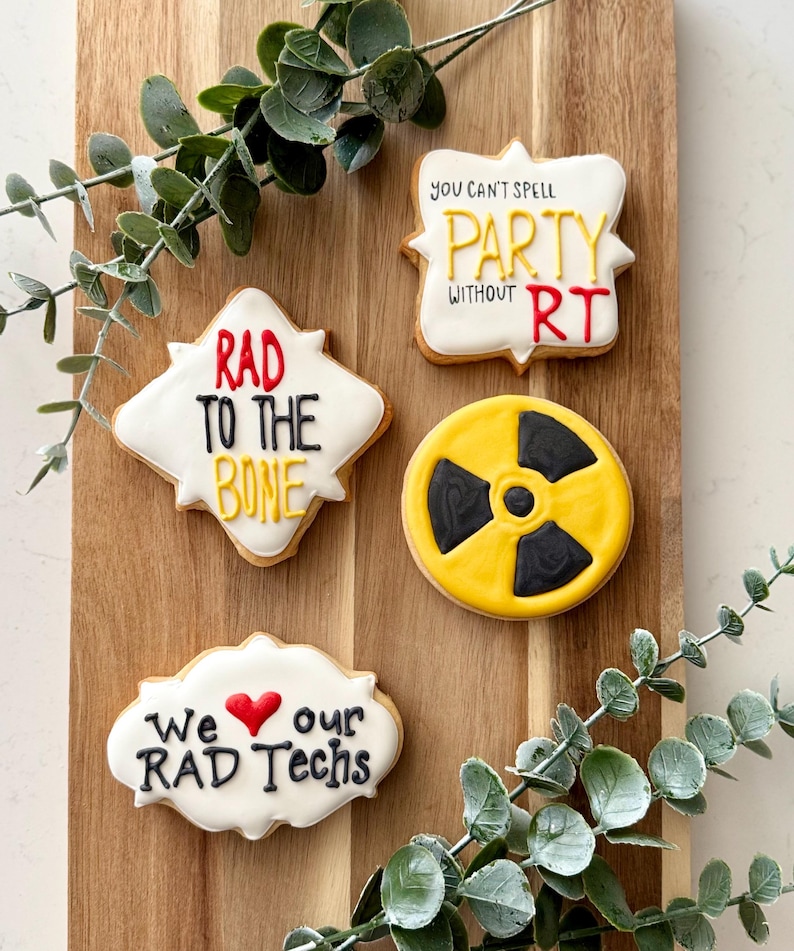 Rad Tech Week Appreciation Custom Sugar Cookies - Etsy