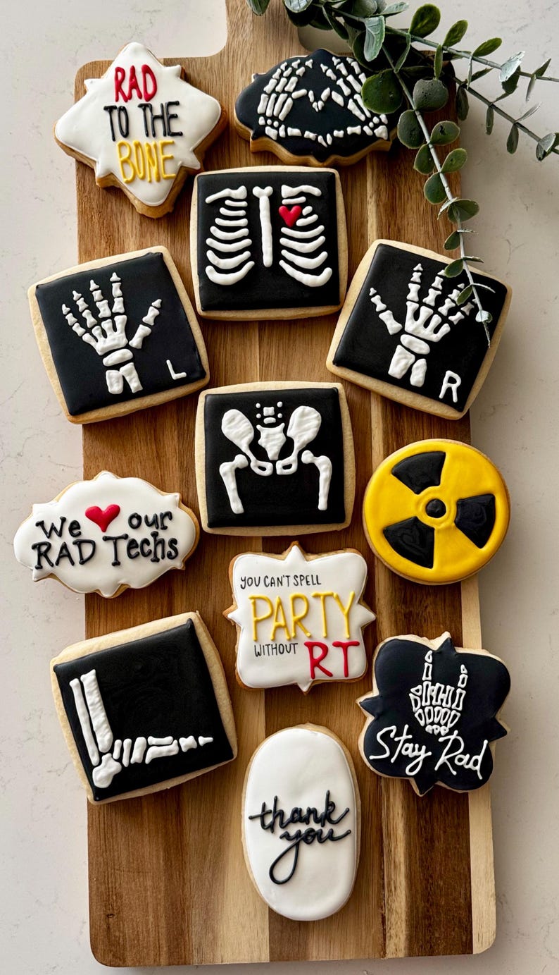 Rad Tech Week Appreciation Custom Sugar Cookies - Etsy