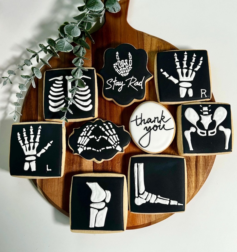 Xray Radiology Technician Appreciation Custom Sugar Cookies - Etsy