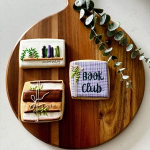 Book Club Anniversary Custom Sugar Cookies - Etsy