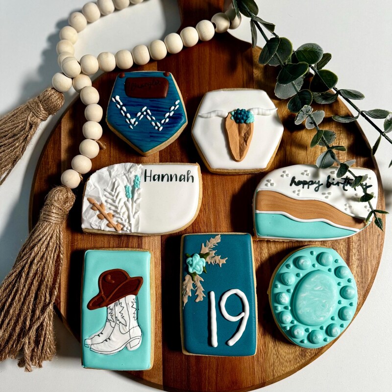 Western Theme Cookies - Etsy