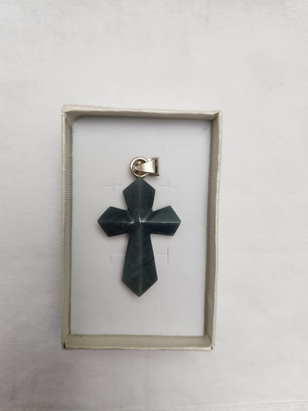 Jade Cross Pendant - Guatemalan Jadeite Jade - Cross Necklace - 1.5 ...