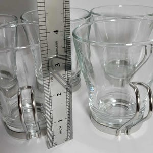 Vintage Bormioli Rocco Glass Tea/coffee Set of 5 Mid-century Italian ...