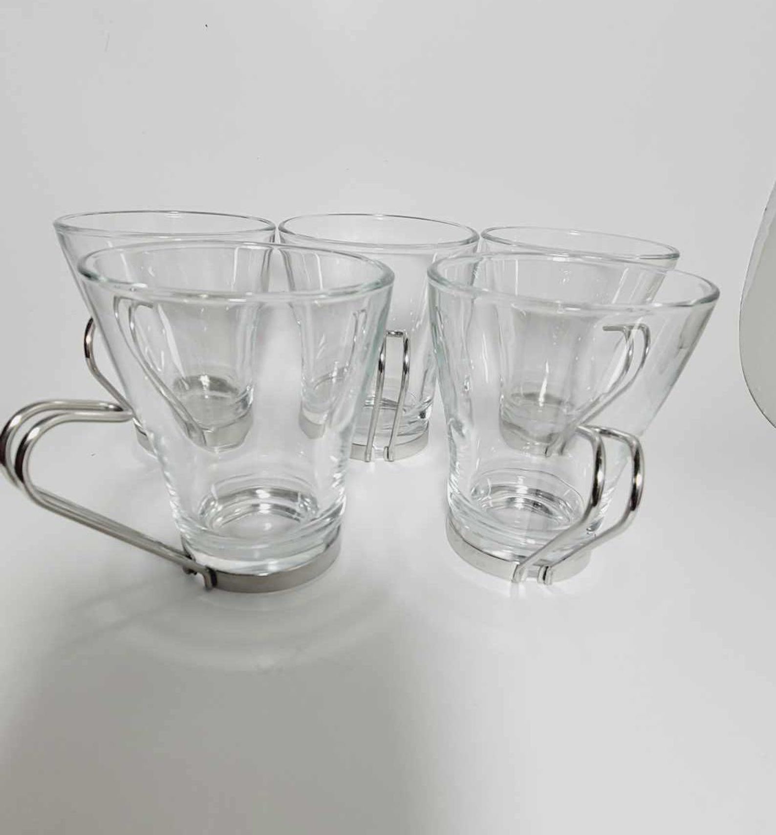 Vintage Bormioli Rocco Glass Tea/coffee Set of 5 Mid-century Italian ...