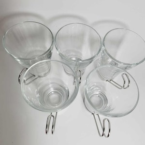 Vintage Bormioli Rocco Glass Tea/coffee Set of 5 Mid-century Italian ...