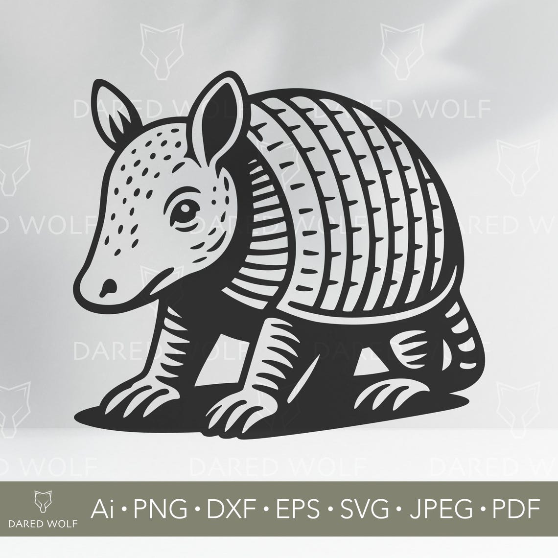 Armadillo SVG Clipart: Southwestern Wildlife Vector for Cricut - Etsy