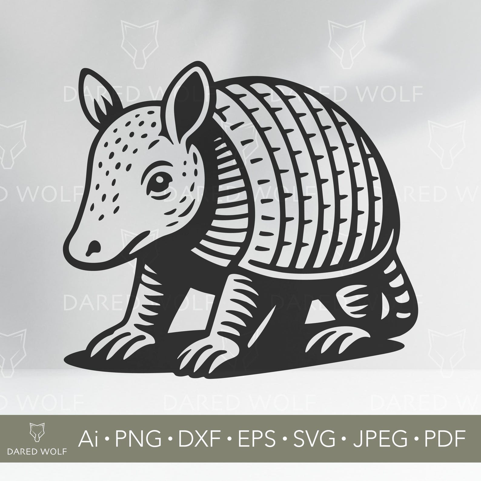 Armadillo SVG Clipart: Southwestern Wildlife Vector for Cricut - Etsy