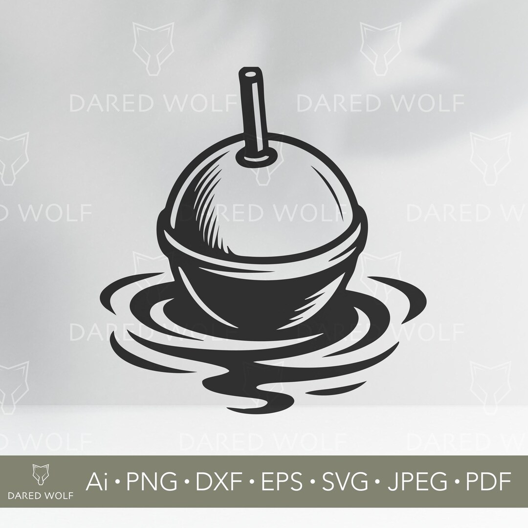 Fishing Bobber Line Art – Retro Angler Vector (digital Download) - Etsy ...