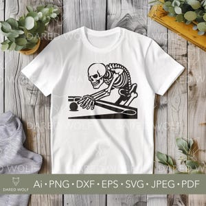 Skeleton Playing Pool - Billiards Skull Clipart - Funny Halloween ...
