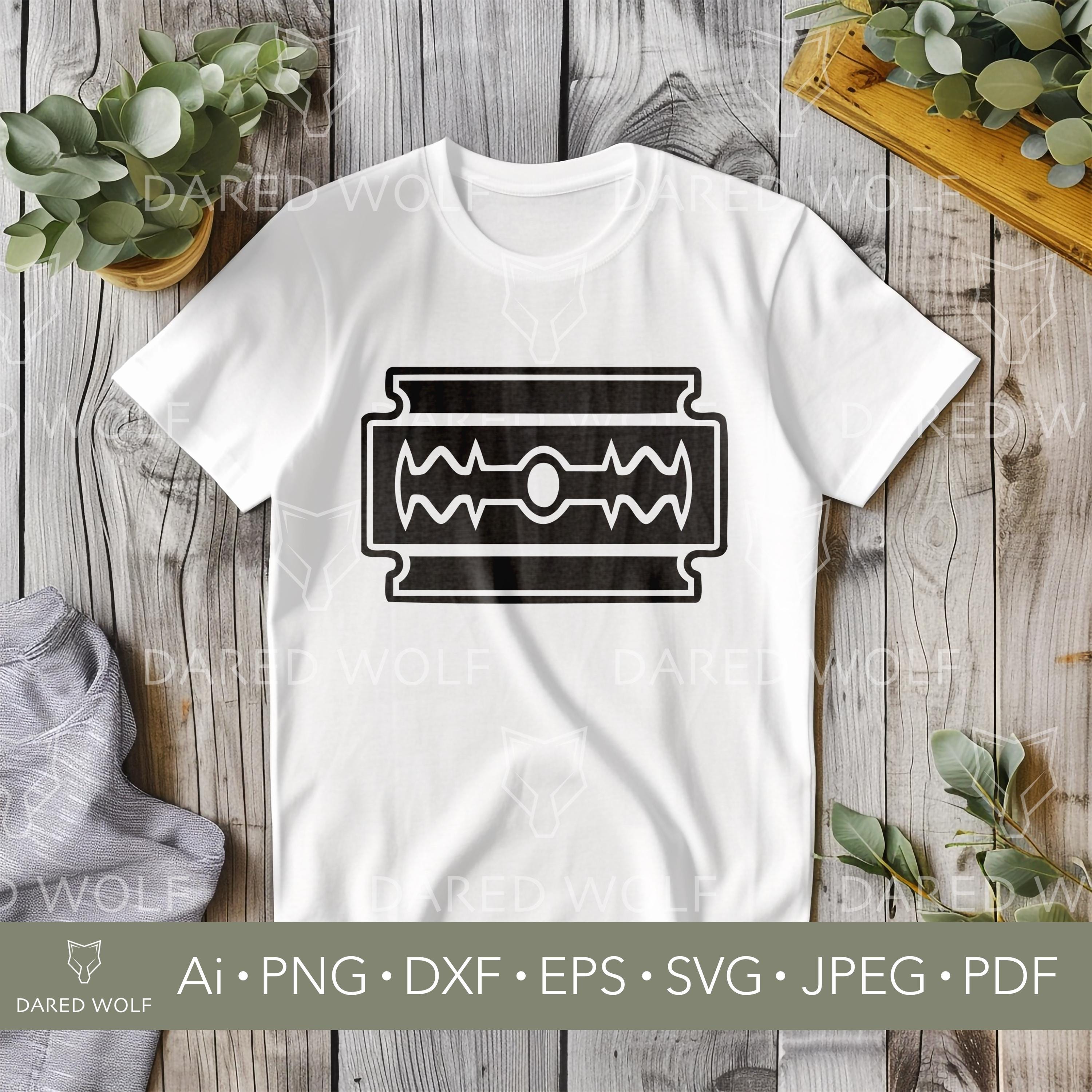 Razor Blade SVG: Sharp Edge Silhouette Clipart (digital Download) - Etsy UK