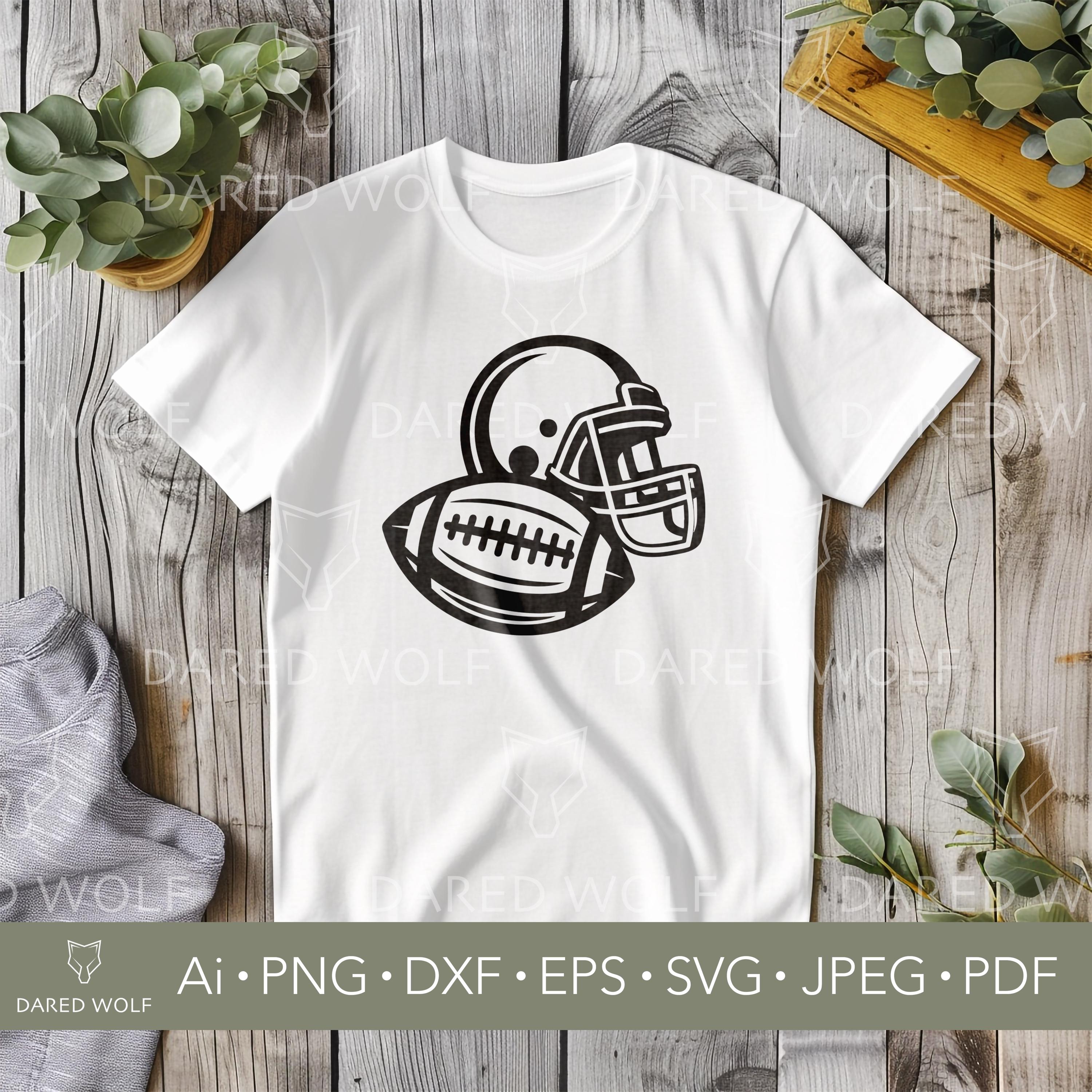 Football Clipart - Helmet and Ball Design - American Football Sports ...