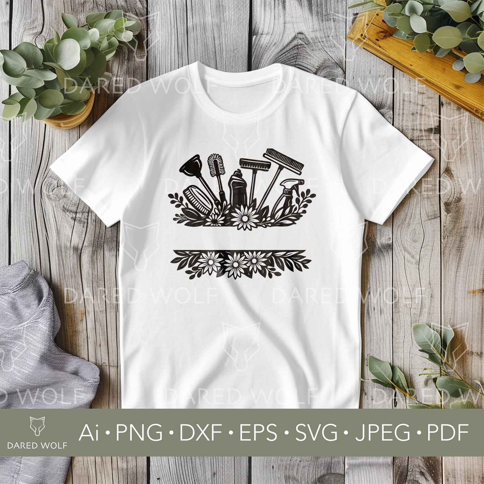 Cleaning SVG Vector Art | Funny Housekeeping Bundle for Cricut and ...