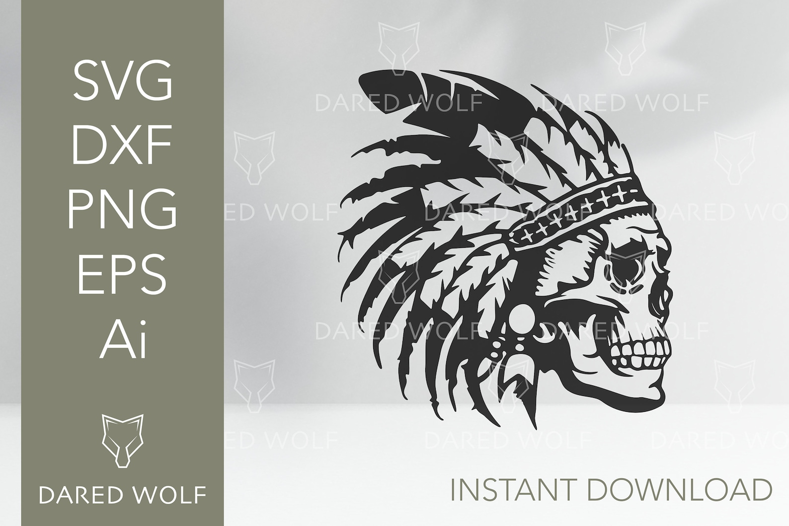 Indian Skull Vector Cut File Indian Skull Clipart Skeleton Skull Svg ...