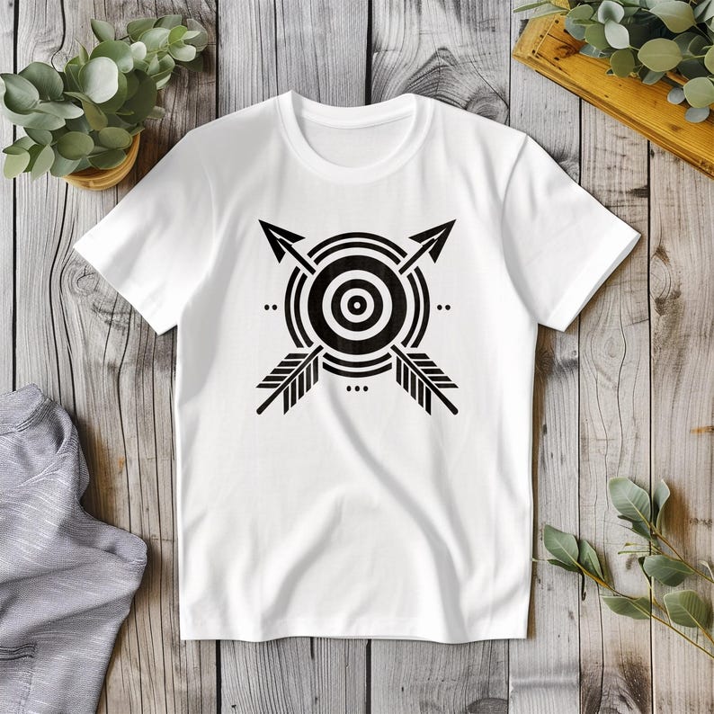 Archery Logo Vector Art | Target and Arrows SVG for Cricut and ...