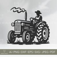Farm Tractor SVG Bundle - Etsy