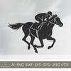 Racehorse SVG, Race Horse SVG, Derby Svg, Thoroughbred SVG for Cricut ...