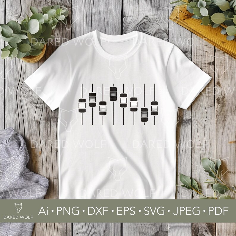 Audio Equalizer SVG: Sound Wave Vector Clipart for Cricut (digital File ...