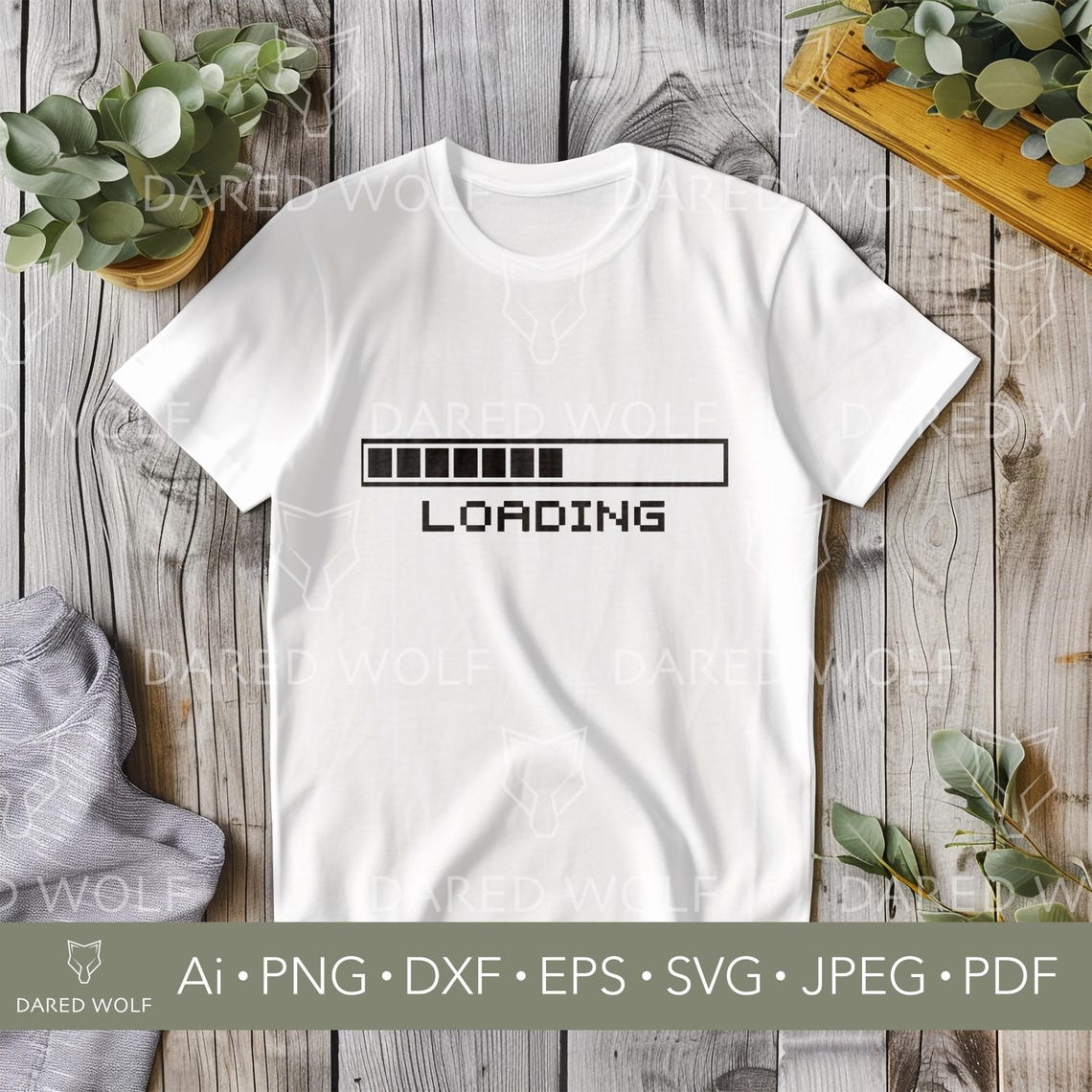 Loading Bar SVG: Geek Humor Clipart for Cricut & Silhouette (digital ...