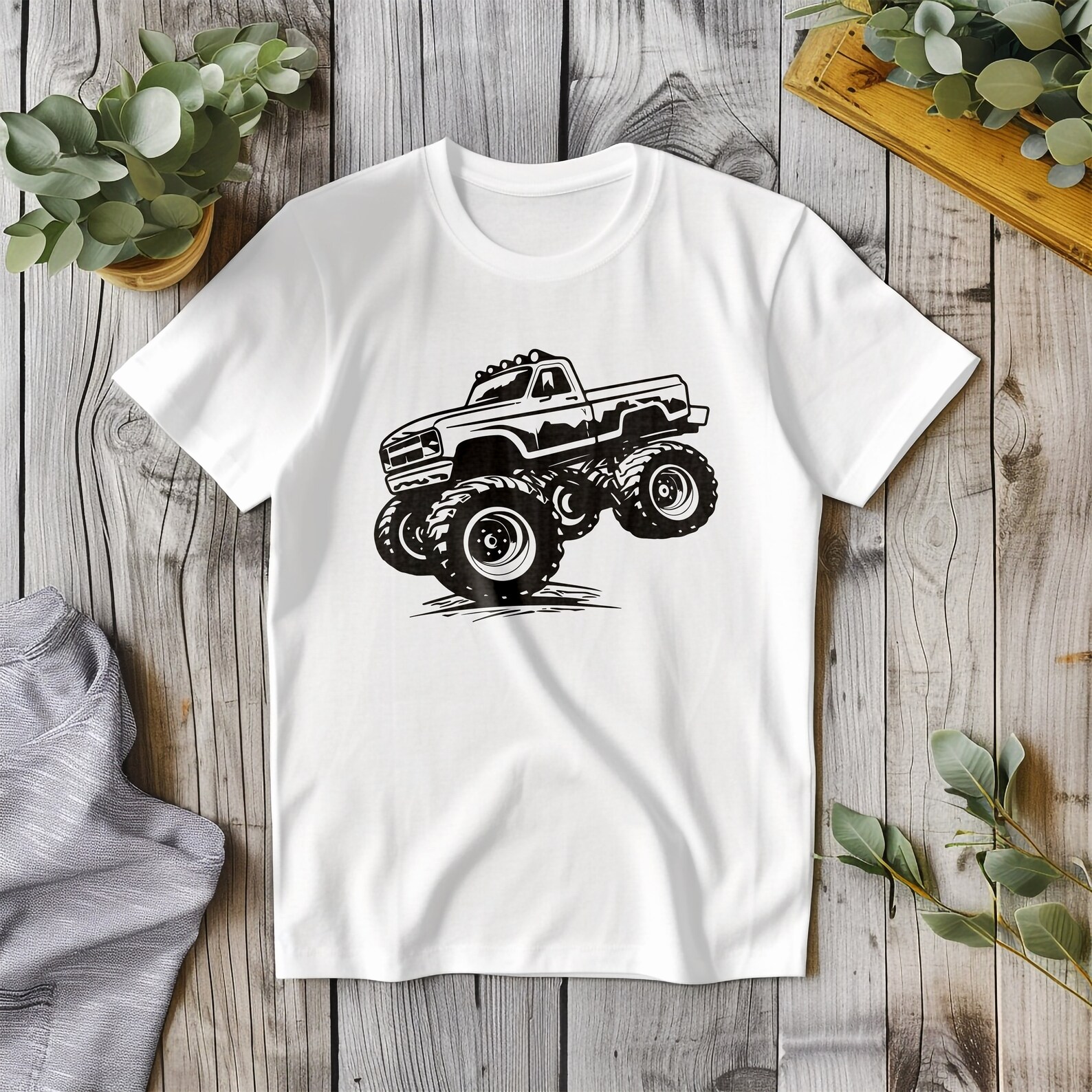 Monstertruck Vector Cut File | Monstertruck Clipart | Monstertruck Svg ...