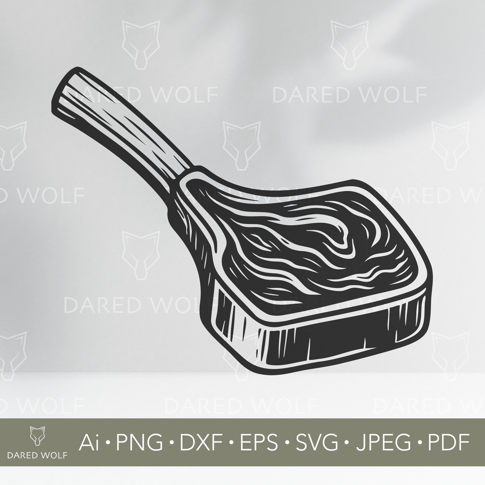 Lamb Chop Butcher SVG: Meat Cut Vector Art for Cricut & Silhouette ...