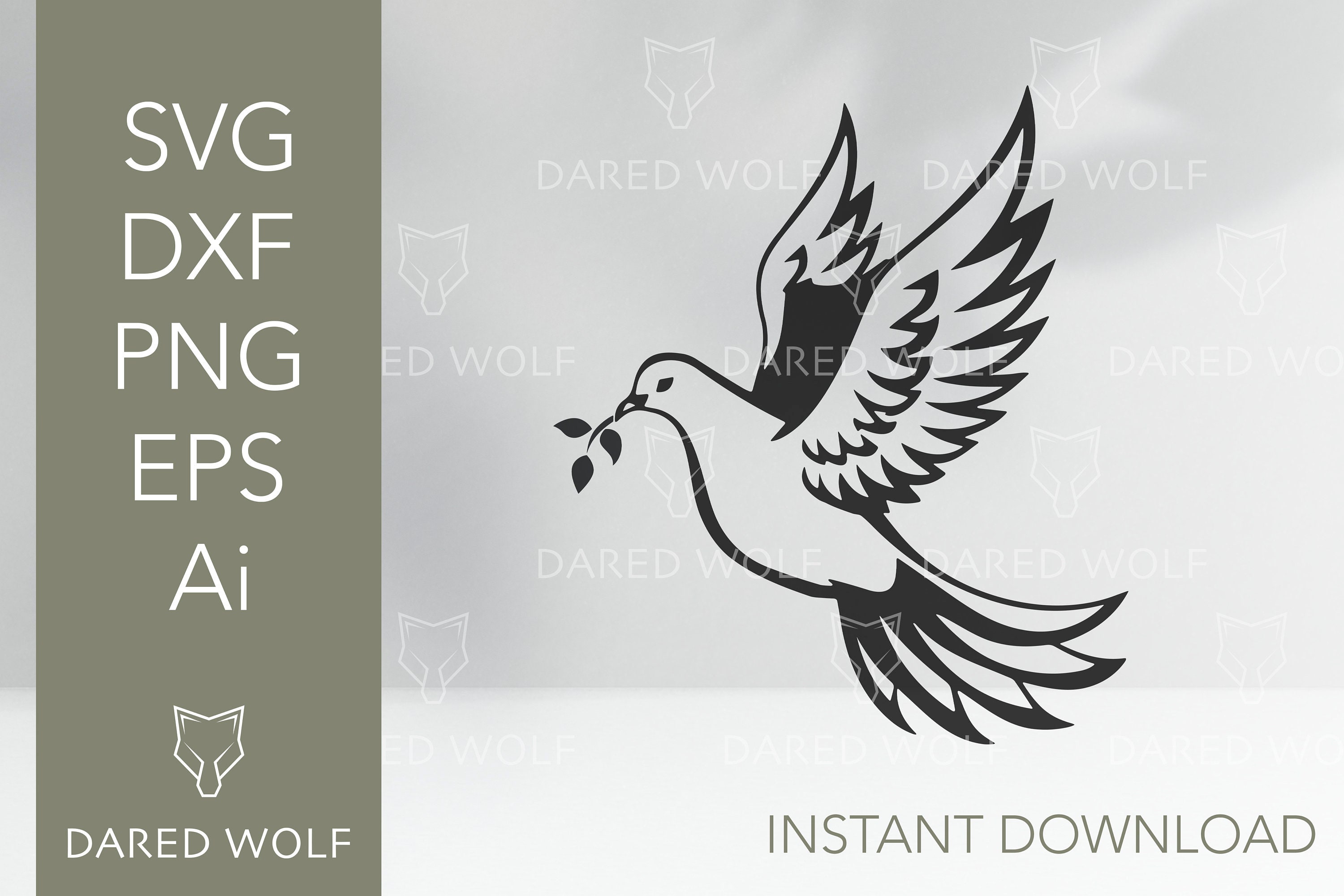 Flying Dove Vector Cut File | Cute Dove Clipart | Dove Svg | Flying ...