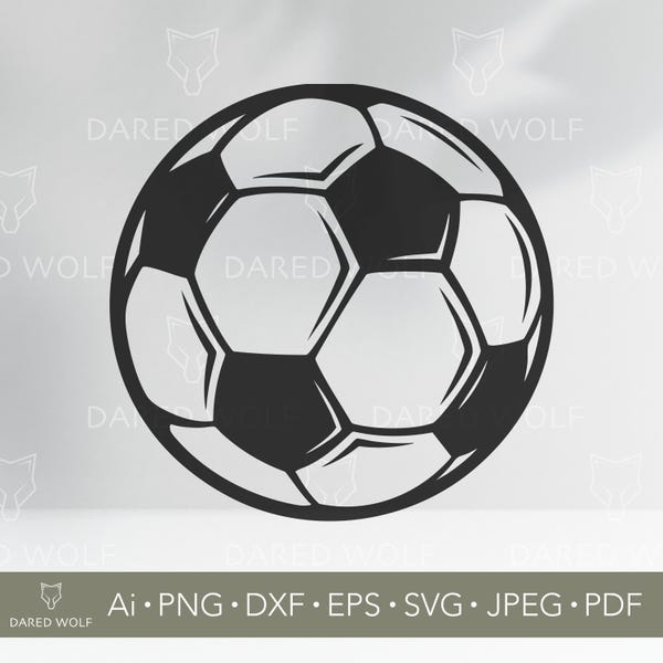 Soccer Ball Svg - Etsy