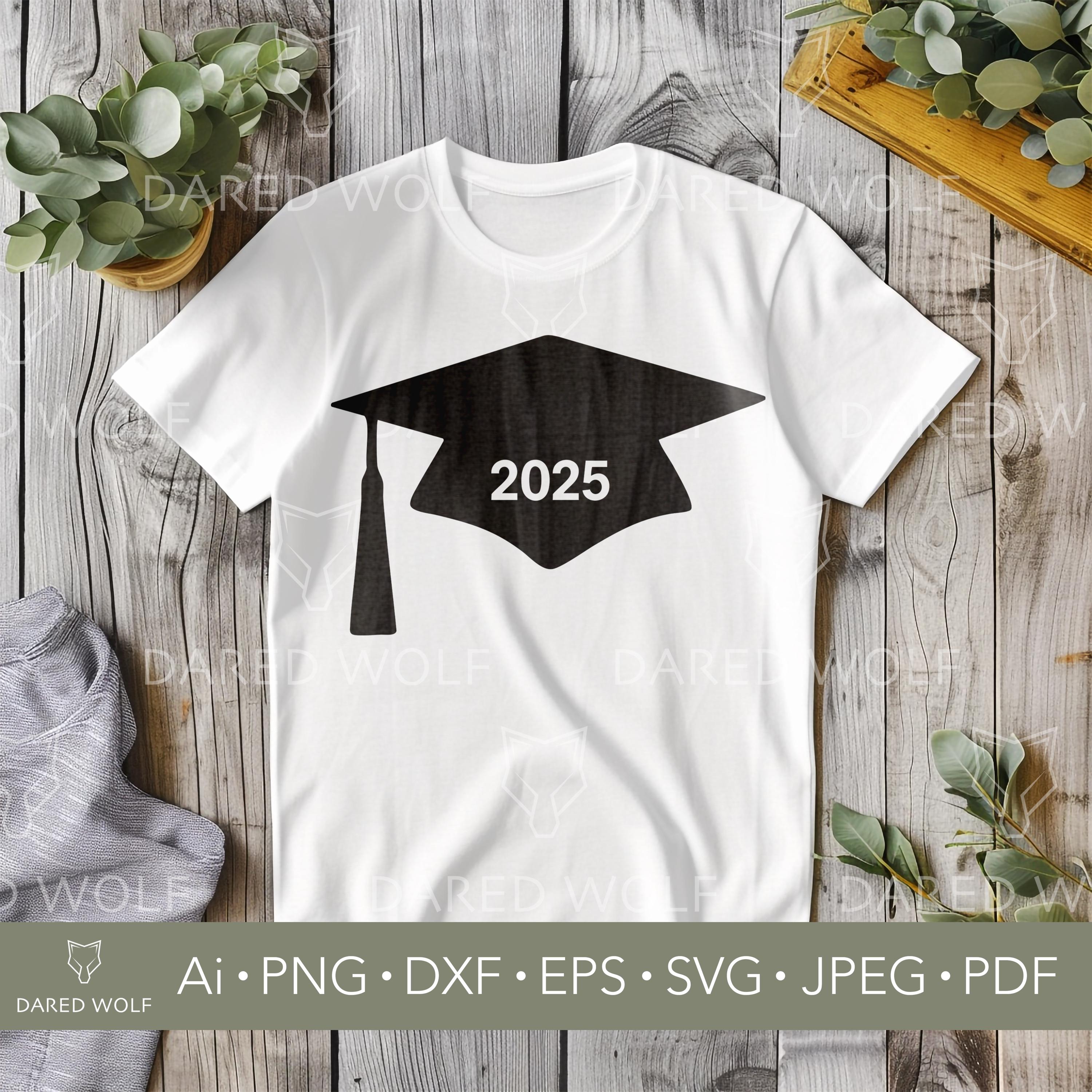 Graduation Cap 2025 Vector Art | Class of 2025 SVG for Cricut and ...