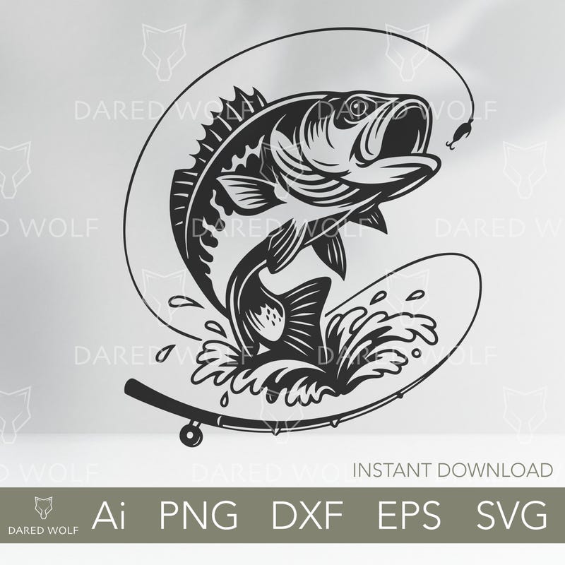 Fishing Bass Hooks - Etsy