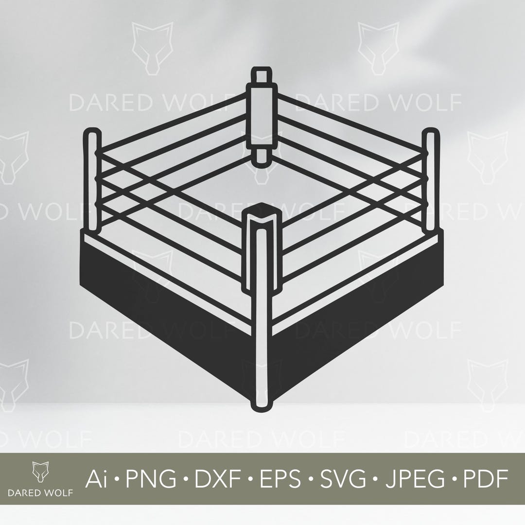 Wrestling Ring SVG – Sports Arena Outline for Cricut - Etsy Canada