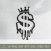 Dollar Sign Crown Vector Art: Streetwear SVG File (digital File) - Etsy