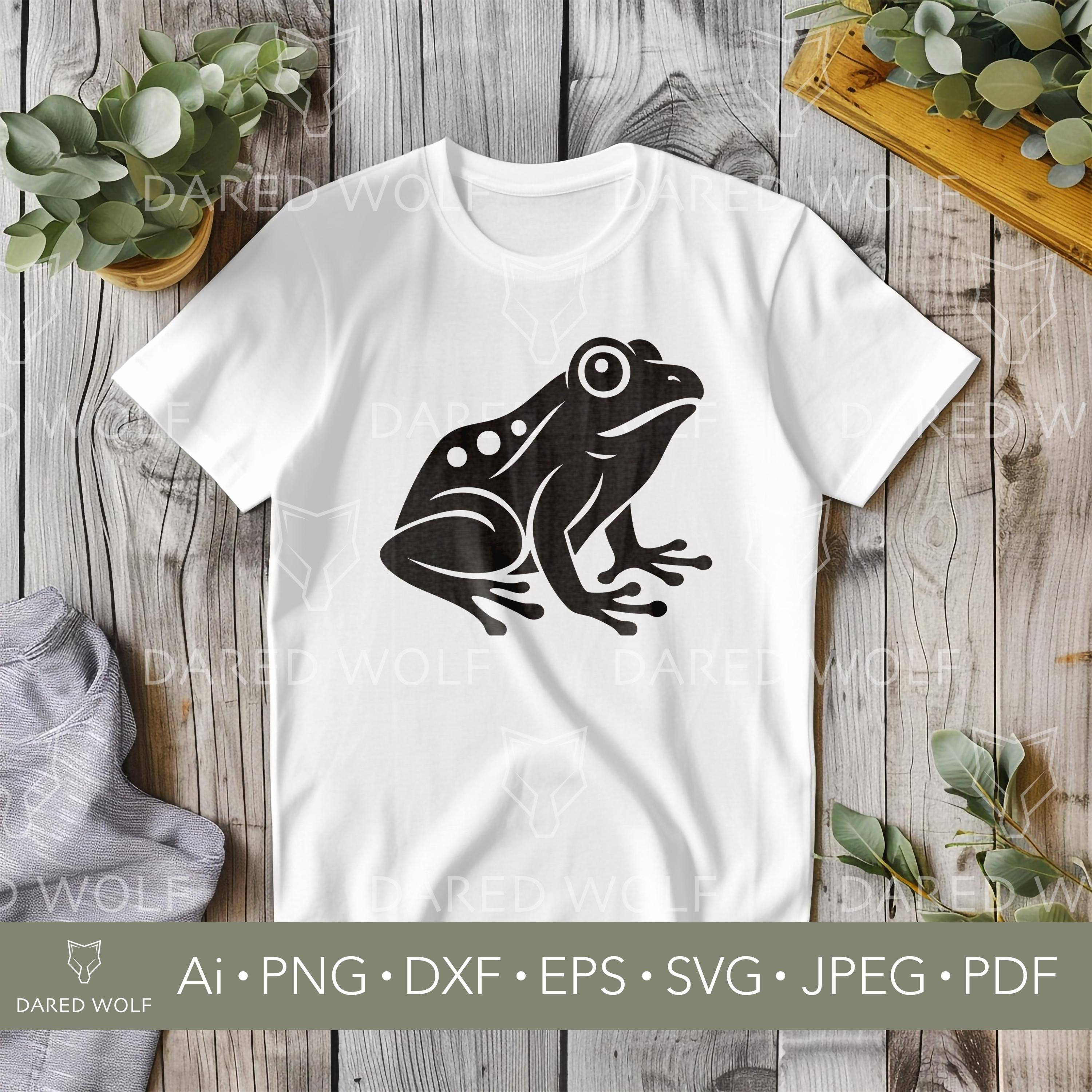 Frog SVG Cut File: Amphibian Silhouette Clipart (digital Download) - Etsy
