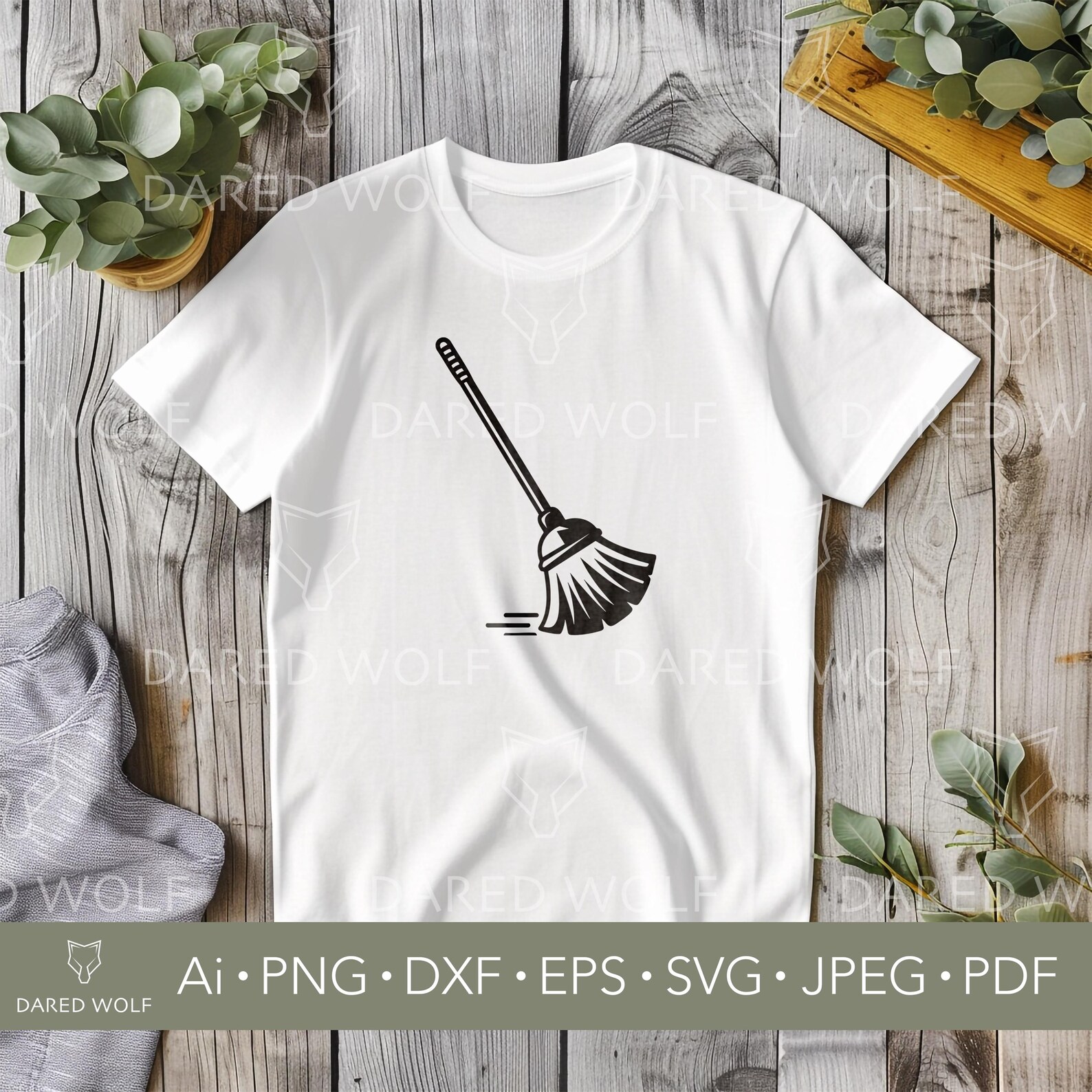 Broom Design - Cleaning Tool Clipart - Housekeeping Vector Art for ...