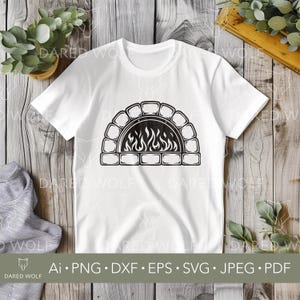 Stone Oven Fire SVG: Rustic Bakery Vector Design (digital Download) - Etsy