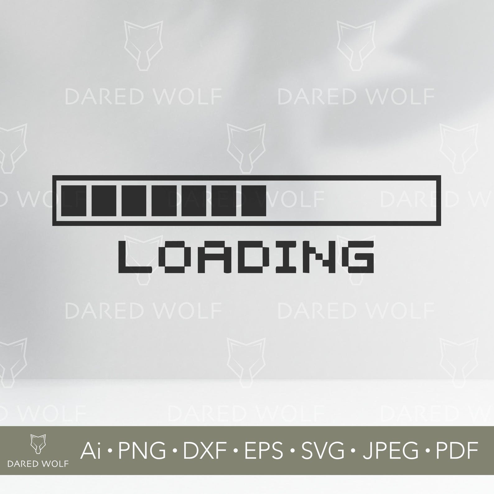 Loading Bar SVG: Geek Humor Clipart for Cricut & Silhouette (digital ...