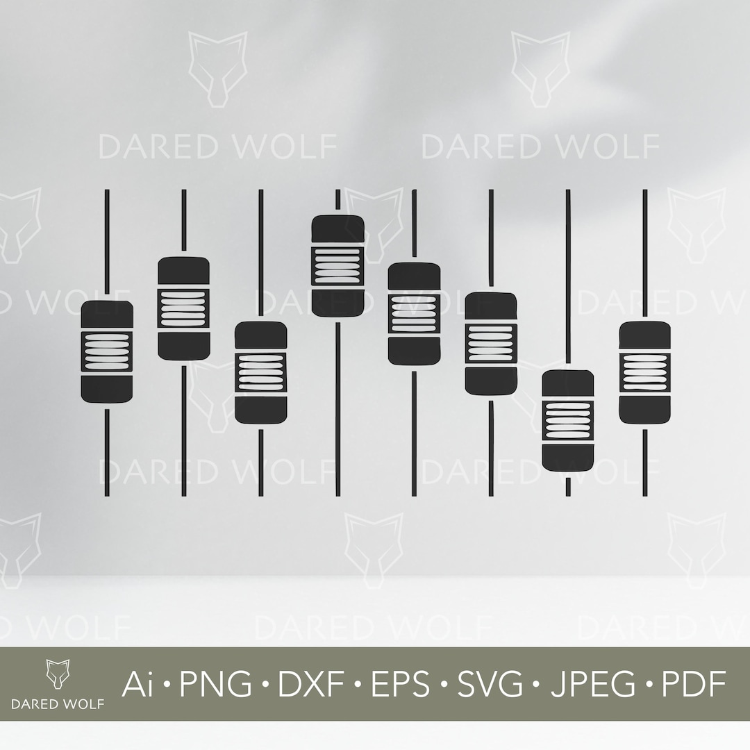 Audio Equalizer SVG: Sound Wave Vector Clipart for Cricut (digital File ...