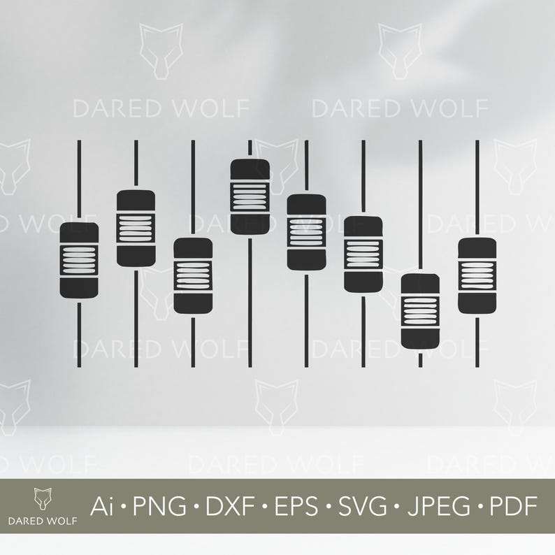 Audio Equalizer SVG: Sound Wave Vector Clipart for Cricut (digital File ...