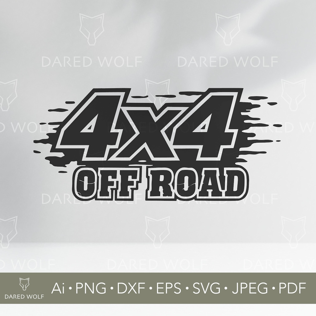 4x4 Off-road Vector Art: Mud Truck SVG, Cricut & Silhouette (digital ...