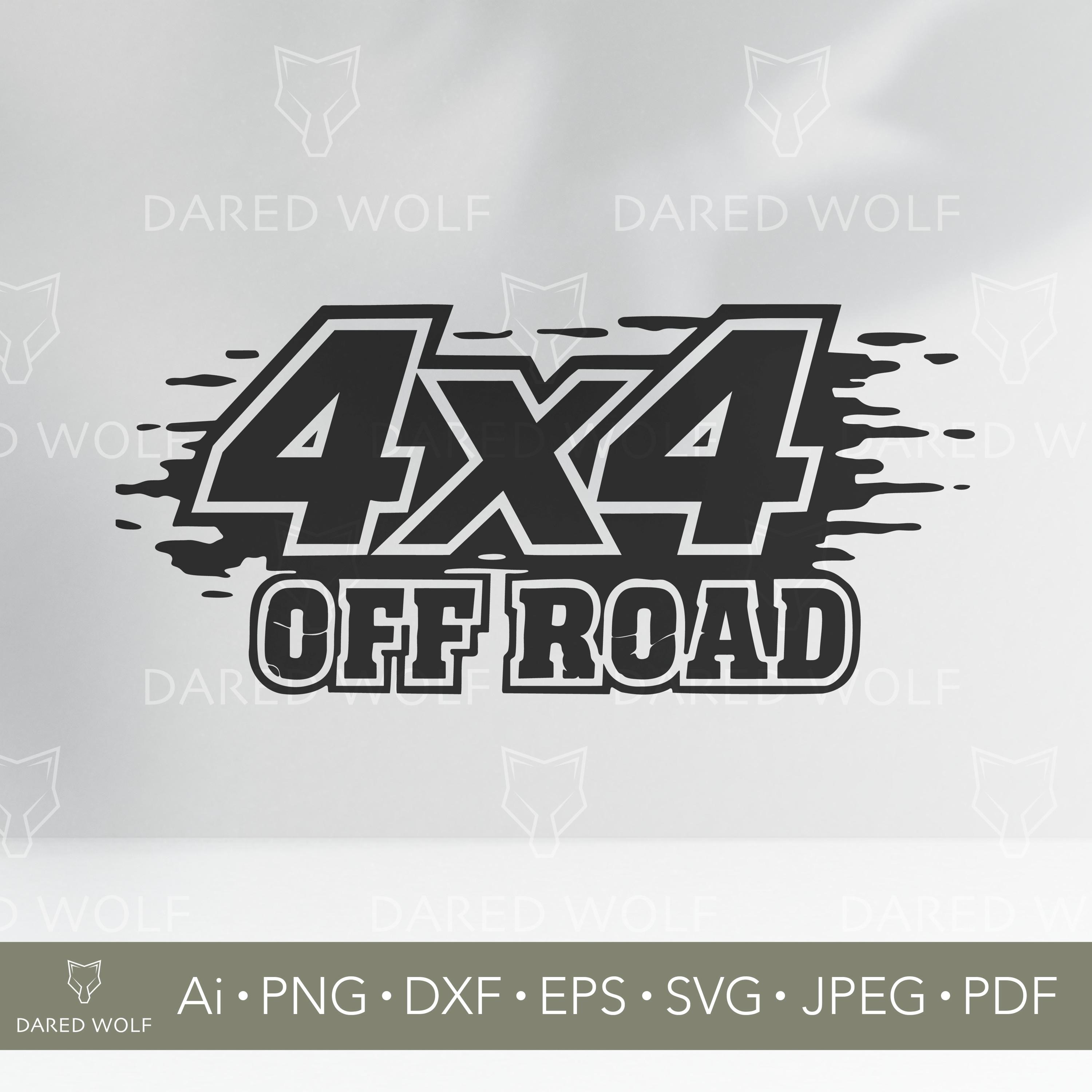 4x4 Off-road Vector Art | Mud Truck SVG for Cricut and Silhouette ...